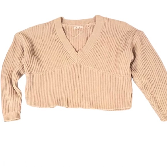 PacSun | Sweaters | Pacsun Tan Ribbed Cropped Sweater | Poshmark